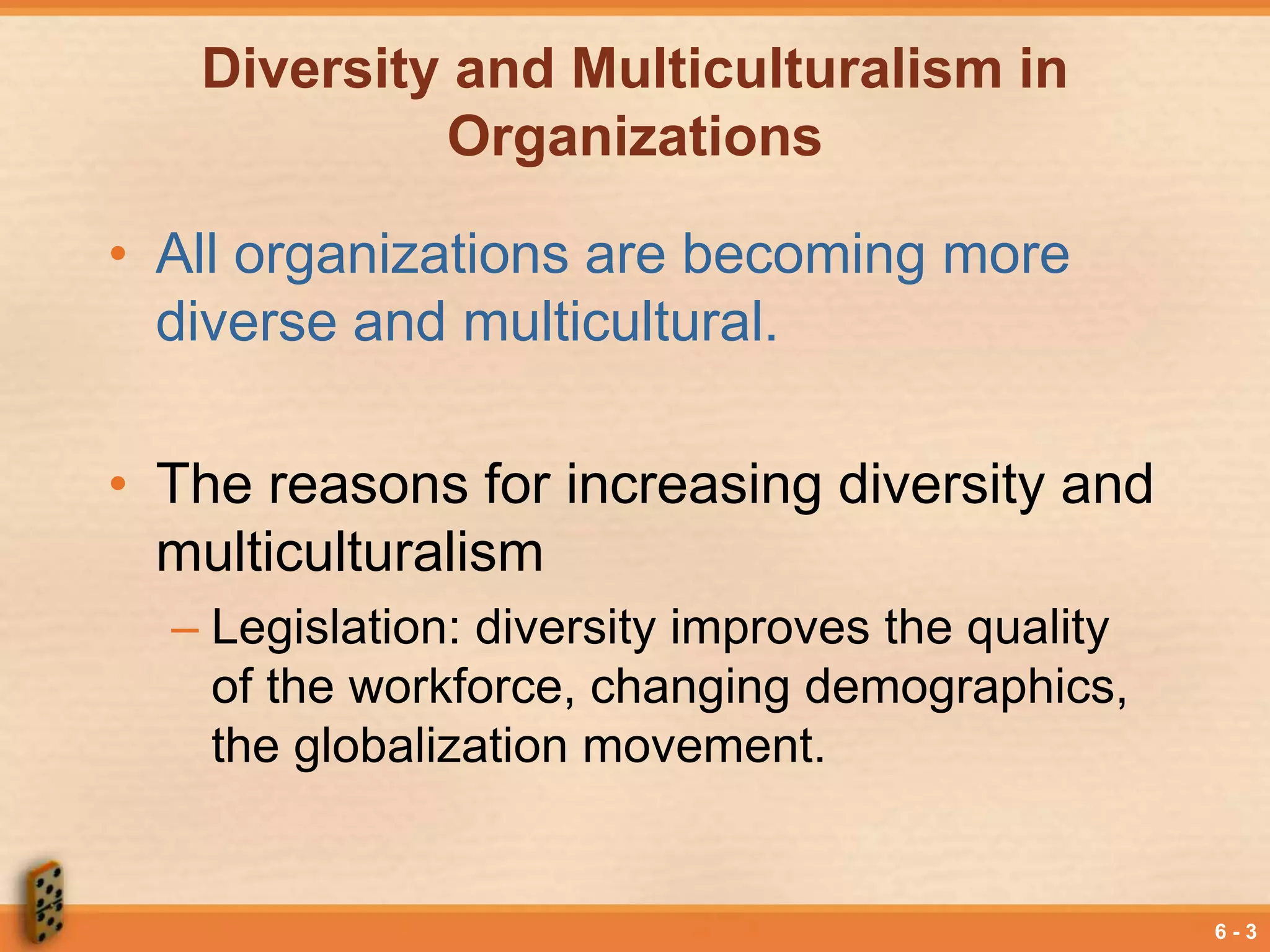 Lesson 6 The Multicultural Environment | PPT