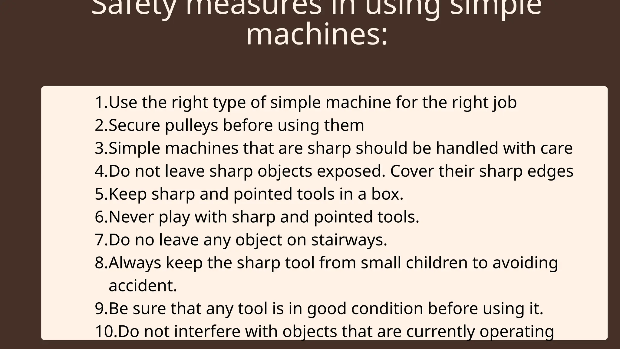 Lesson 6_Types of Simple Machine and its uses | PPTX