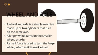 Lesson 6_Types of Simple Machine and its uses | PPTX
