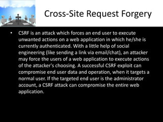 Lesson 6 web based attacks | PPTX