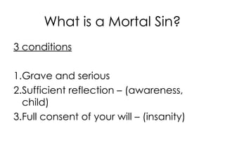 LESSON 6 What is SIN in the Catholic understabding | PPT