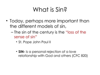LESSON 6 What is SIN in the Catholic understabding | PPT