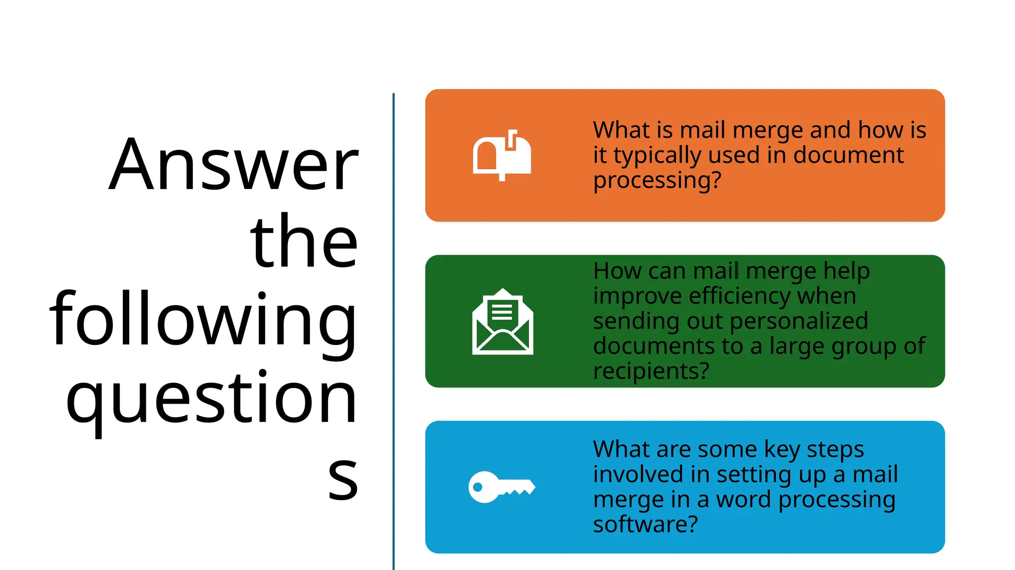 Grade 7 ICT: Word Processing Software (Mail Merge & Reference).pptx ...