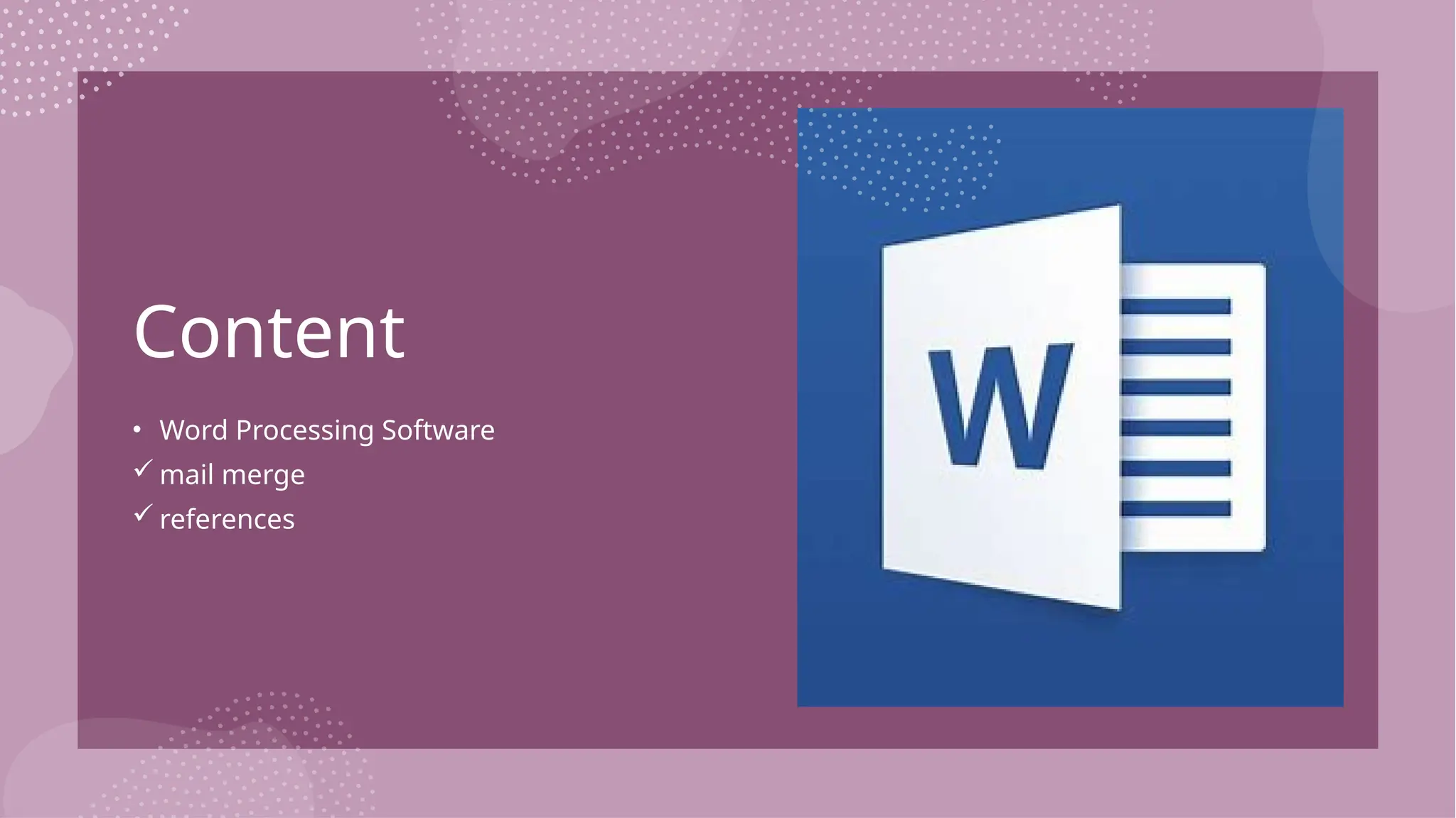 Grade 7 ICT: Word Processing Software (Mail Merge & Reference).pptx ...