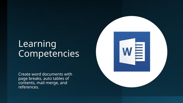 Grade 7 ICT: Word Processing Software (Mail Merge & Reference).pptx ...