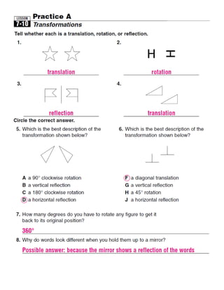 Lesson 7 10 transformations | DOC