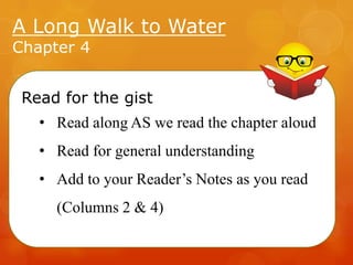 A Long Walk to Water - Lssn 7 | PPT