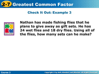 Greatest Common Factors | PPT