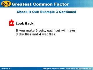 Greatest Common Factors | PPT
