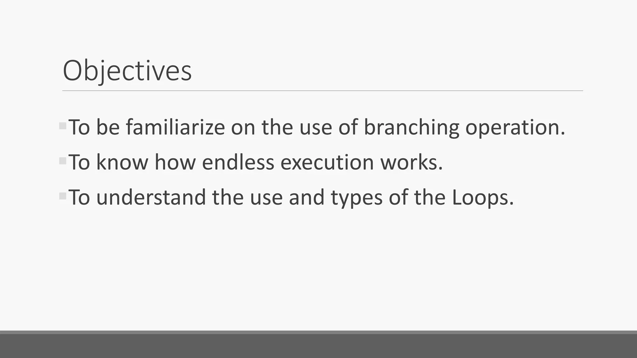 Small Basic - Branching and Loop | PPTX