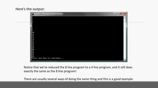 Small Basic - Branching and Loop | PPTX