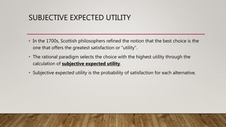 Decision Making and Creativity | PPTX