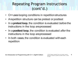 Lesson 7.1 repitition structure | PPT