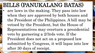 THE ROLES AND POWER OF LEGISLATIVE BRANCH | PPTX