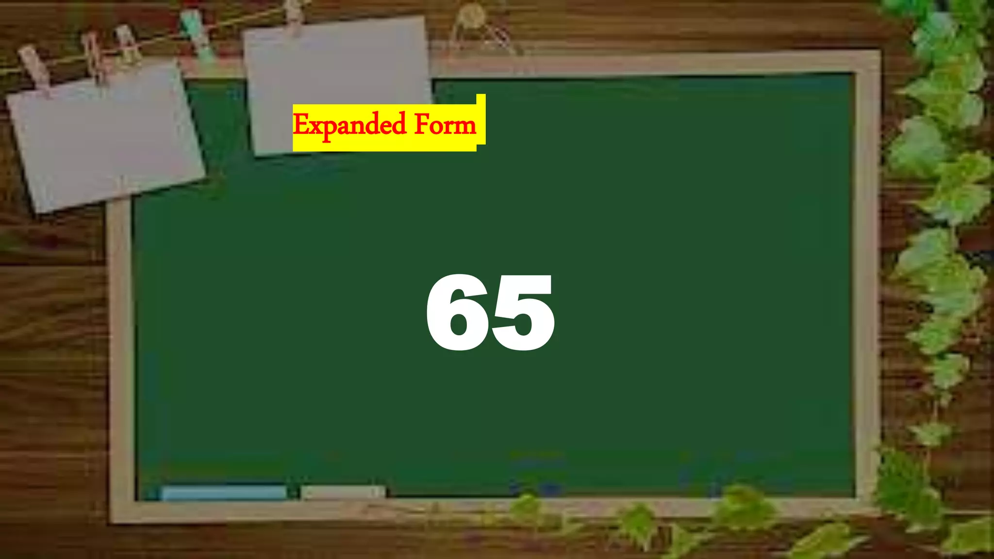 Expanded Form | PPTX