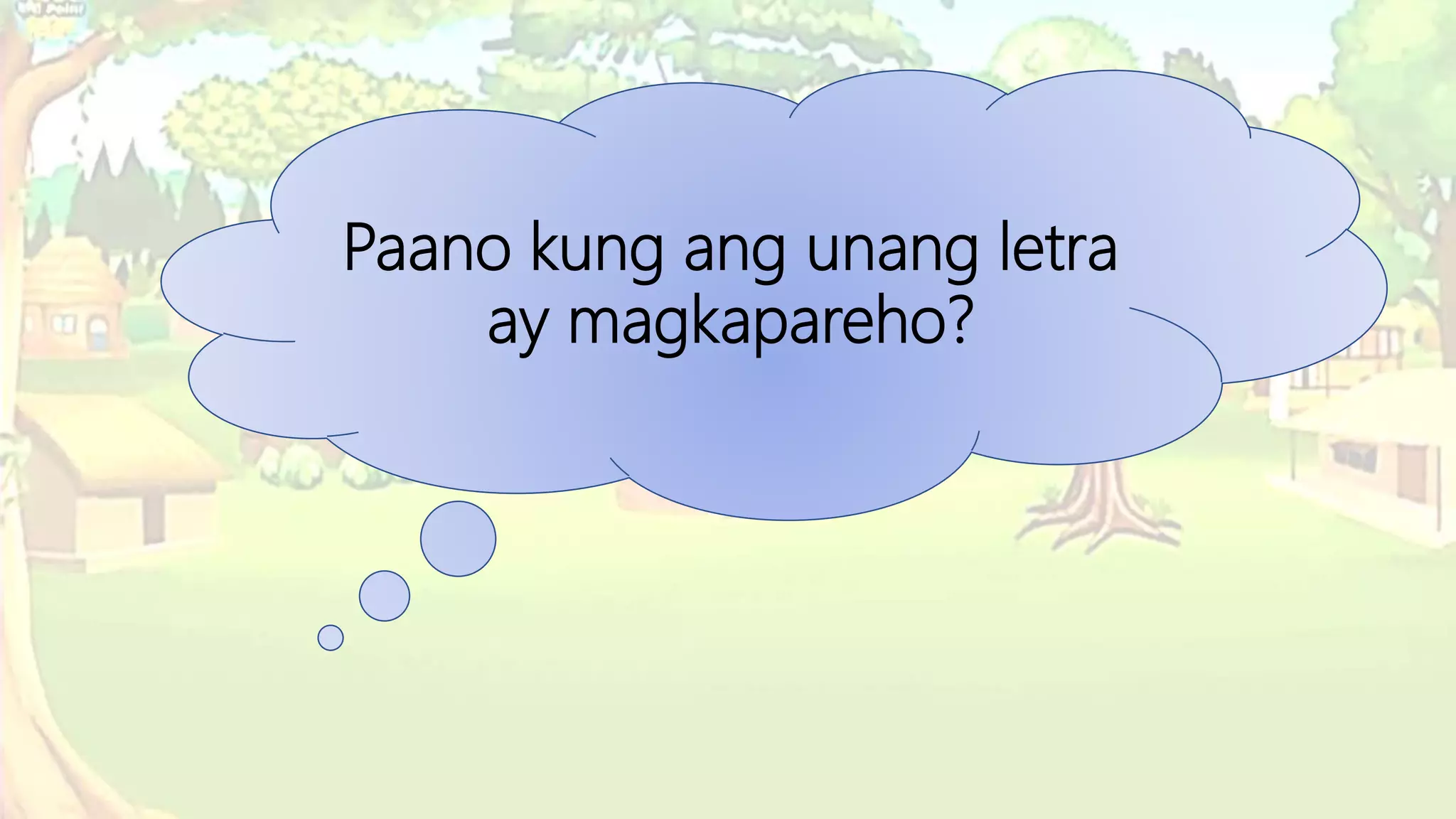 Paalpebetong Pagsusunod-sunod ng mga Salita | PPTX