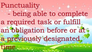 Punctuality | PPT