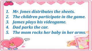 Simple Present Tense of the Verb | PPTX