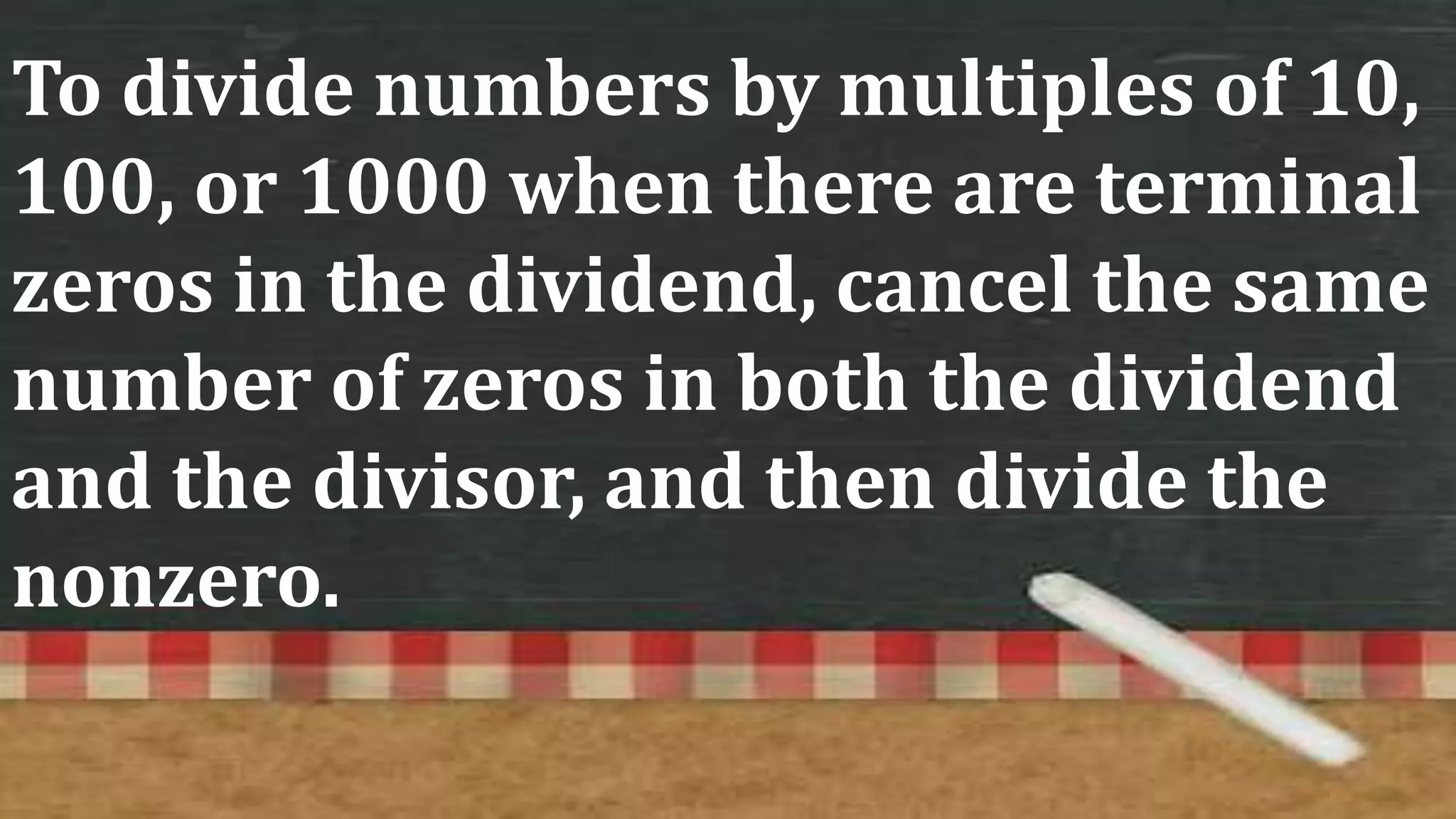 DIVIDING WITH ZEROS | PPTX