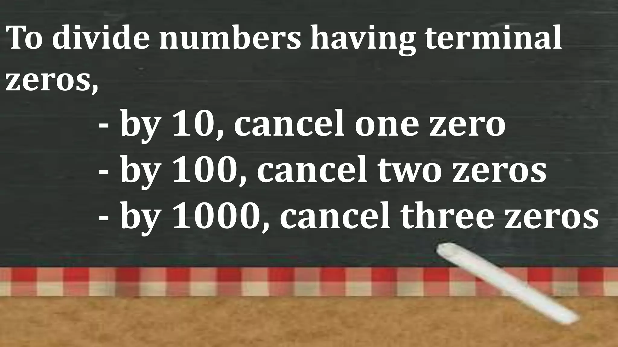 DIVIDING WITH ZEROS | PPTX