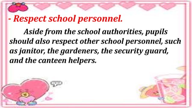 Being a Good Pupil | PPT