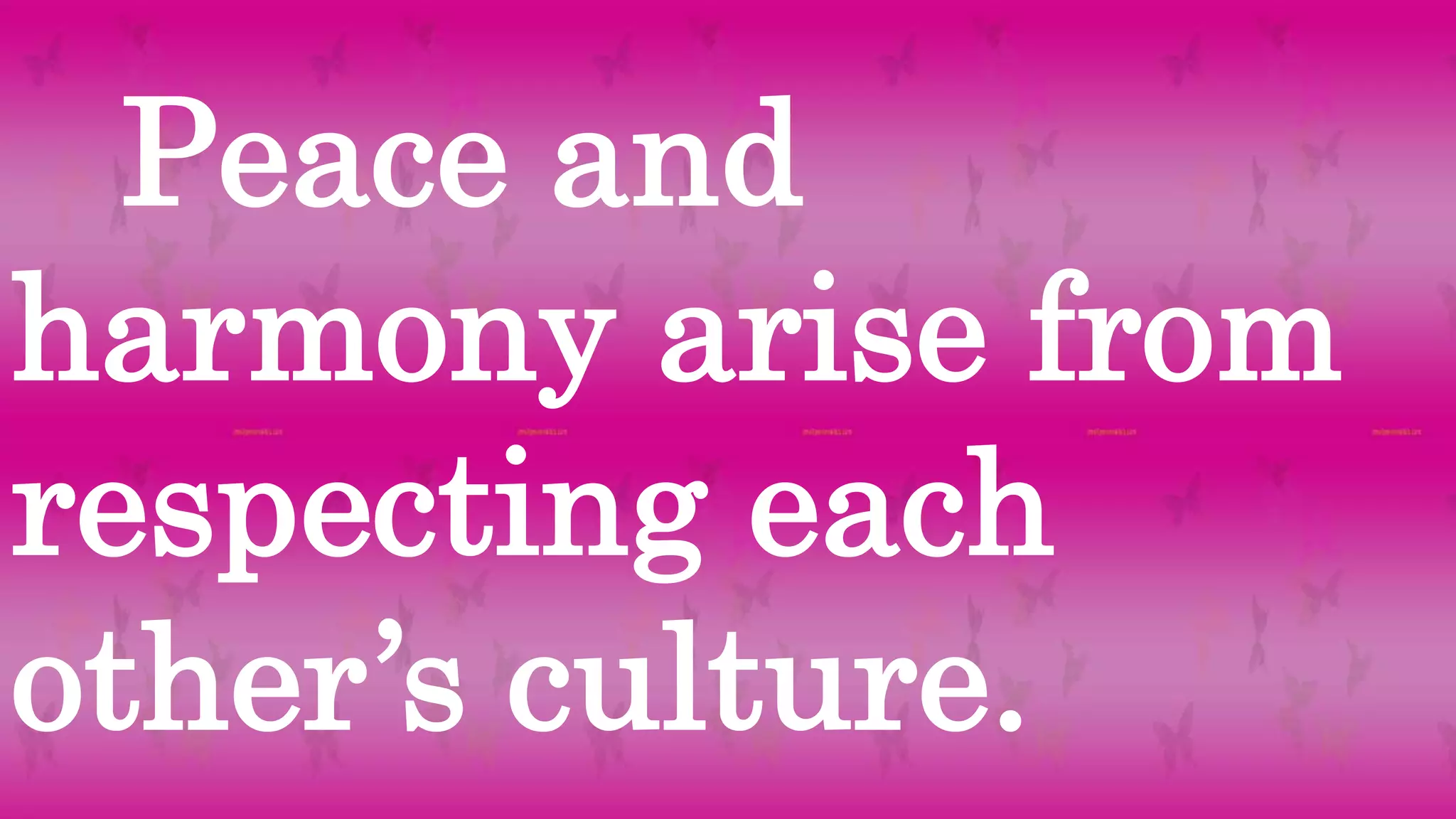 Respecting Different Cultures | PPTX