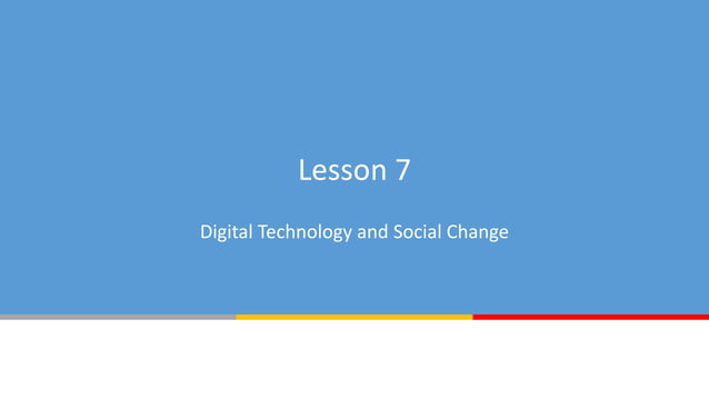 Living in the IT Era - Lesson 7.pptx | Internet | Computing