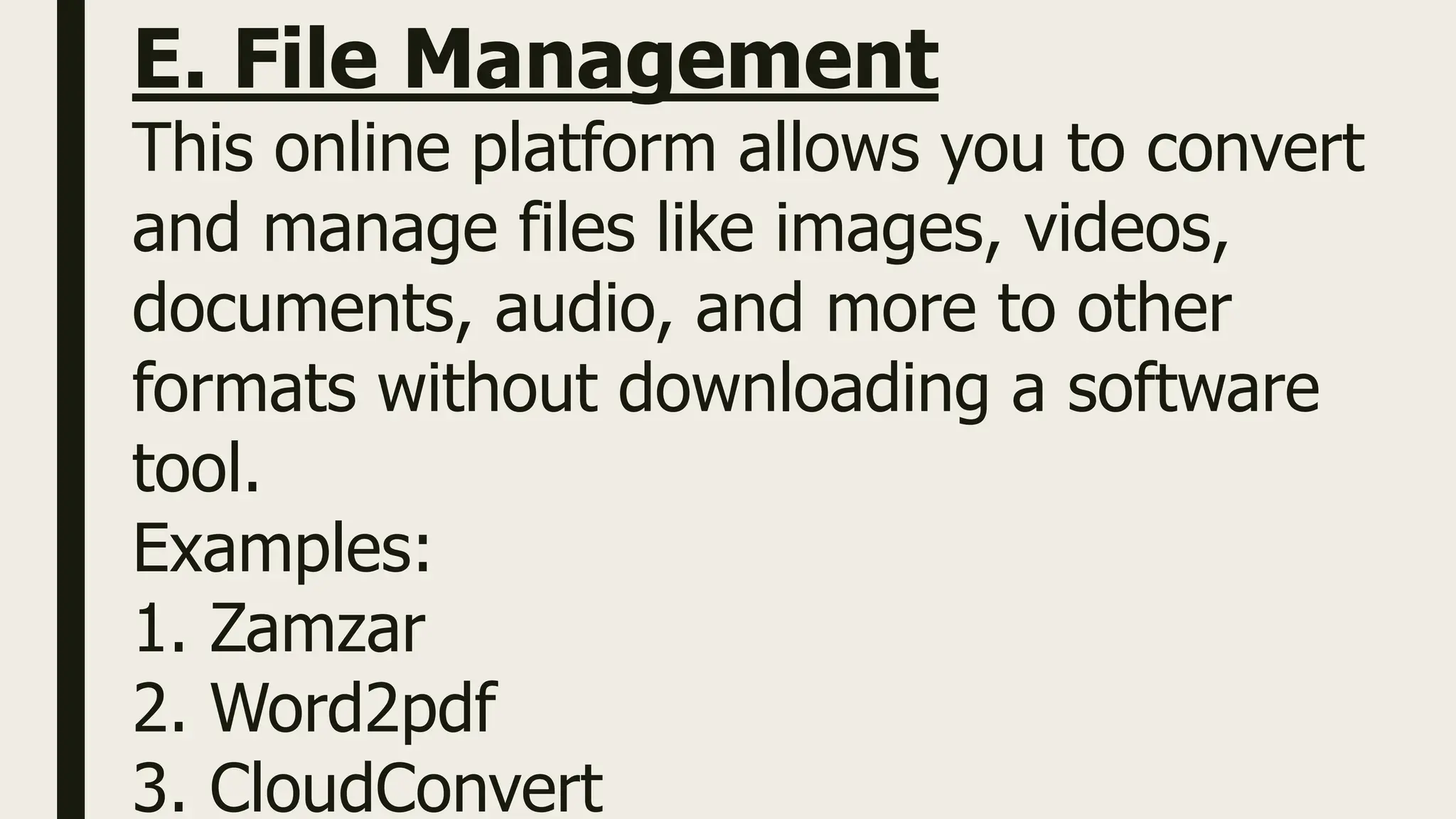 EmpTech Lesson 7 - Online Creation Tools, Platforms, and Applications for ICT Content ...