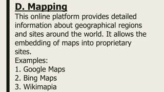 EmpTech Lesson 7 - Online Creation Tools, Platforms, and Applications ...