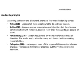 Leadership & their importance in an organization | PPTX