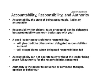 Leadership & their importance in an organization | PPTX