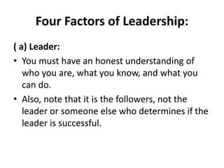 Leadership & their importance in an organization | PPTX