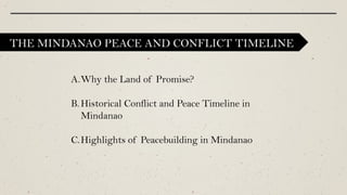 Navigating the Sea of Mindanao Conflict to Find Peace | PPTX