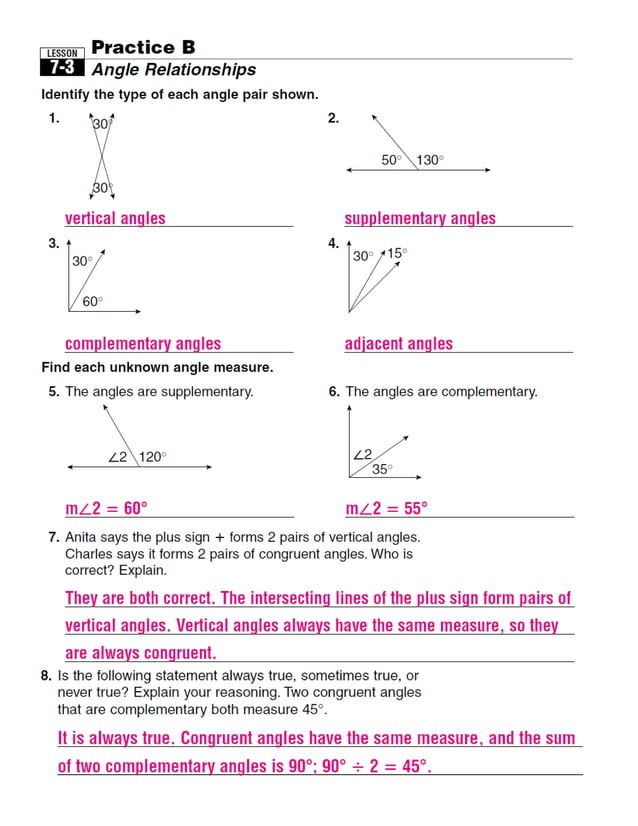 Lesson 7 3 angle relationships