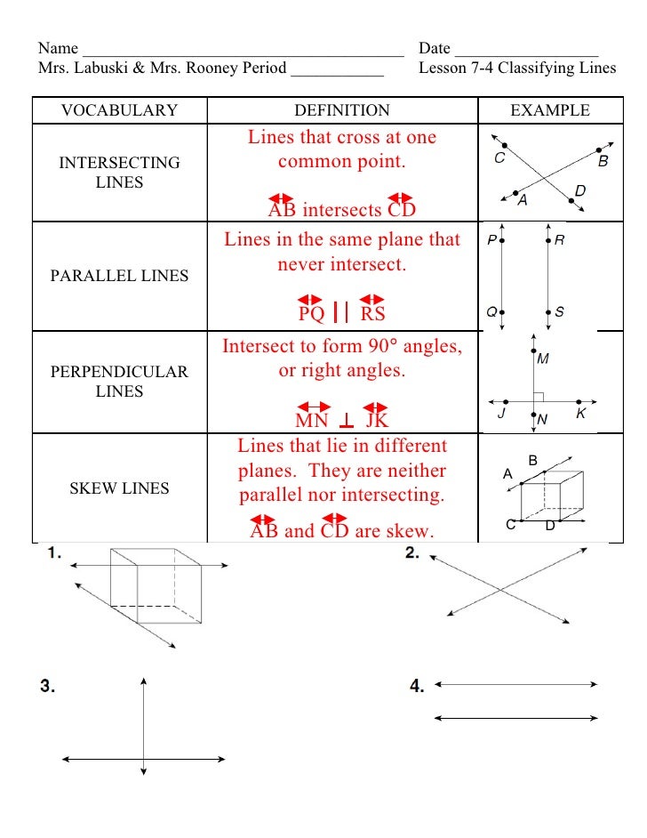 Lesson 7 4 classifying lines