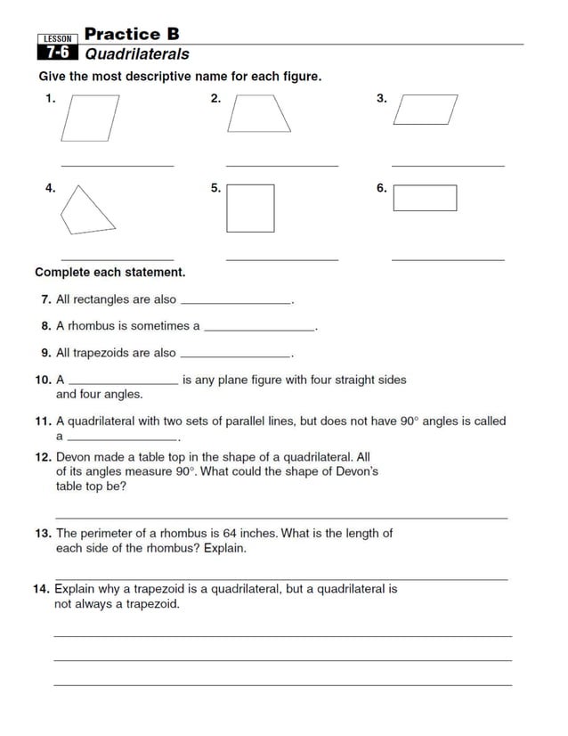 Lesson 7 6 quadrilaterals | DOCX