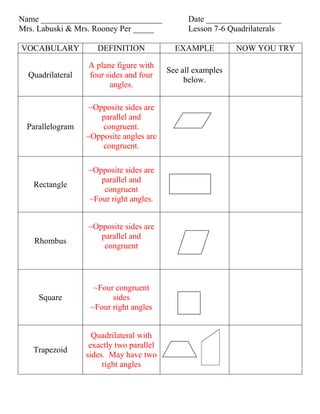 Lesson 7 6 quadrilaterals | DOCX