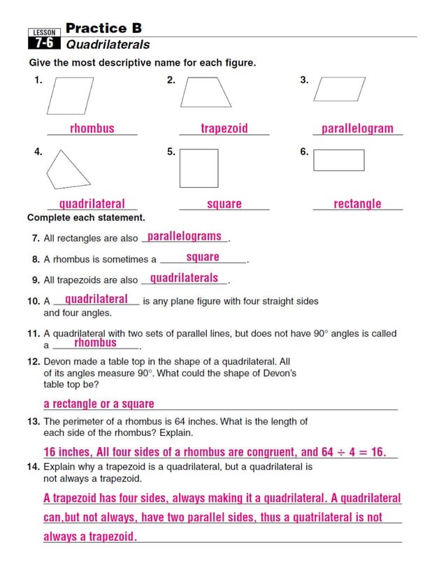 Lesson 7 6 quadrilaterals | DOCX