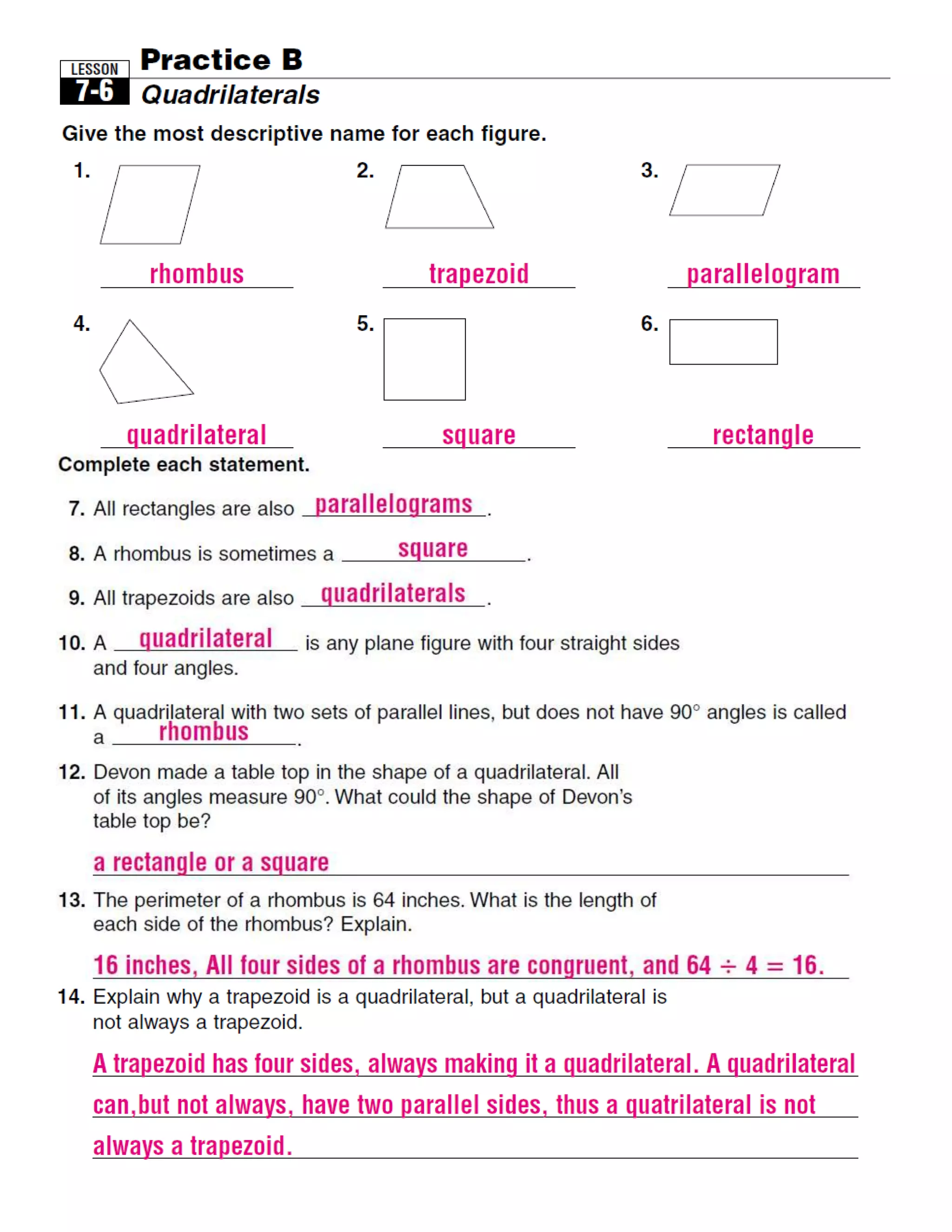 Lesson 7 6 quadrilaterals | DOCX