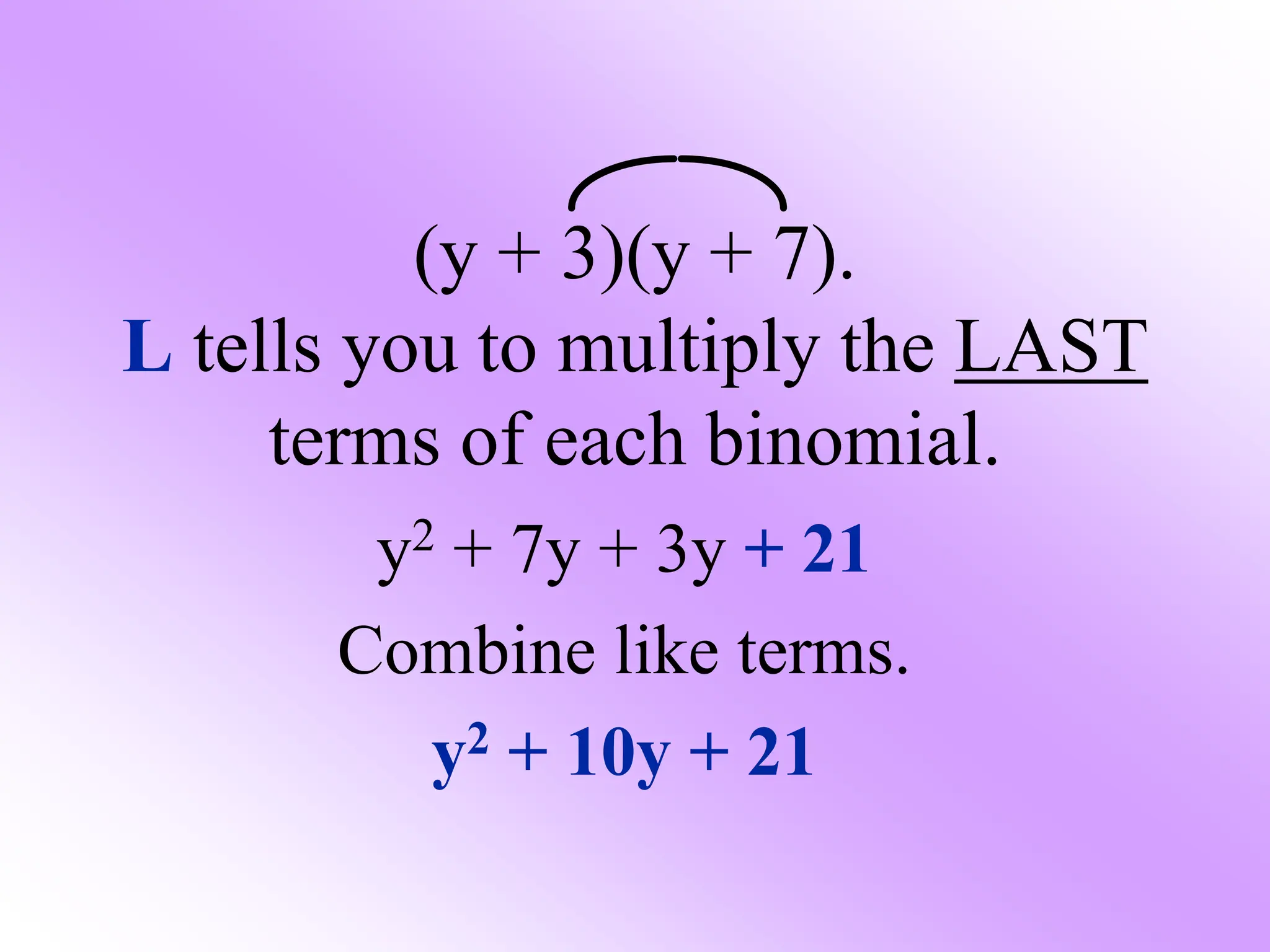 Lesson 7-7th FOIL PPT - polynomials - multyply with FOIL method | PPT ...