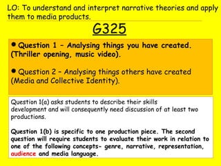 G325 Exam - Audience | PPT