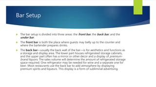 Lesson 7 bar & beverages | PPTX