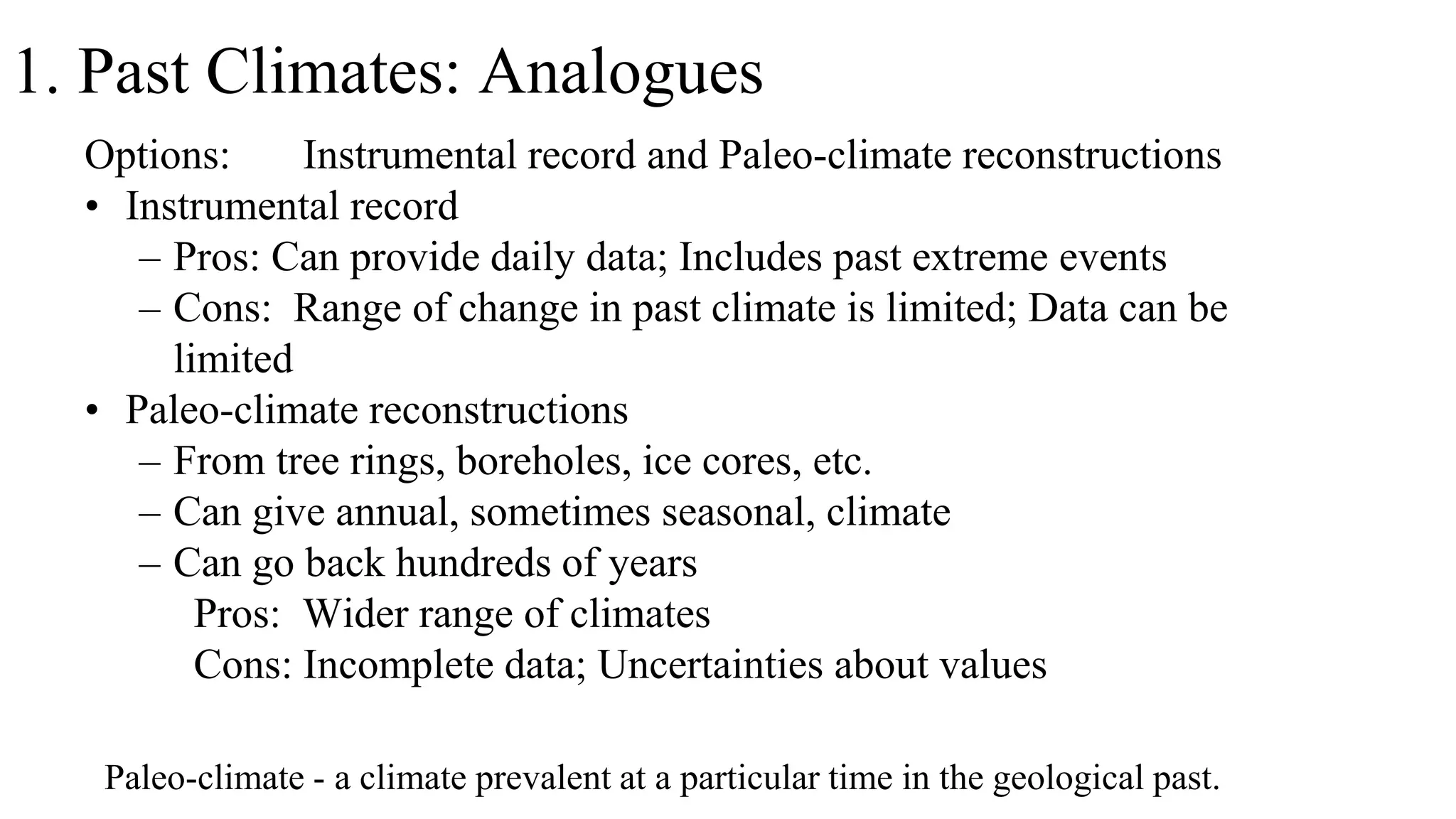 Lesson 7 Basis for projection of climate change | PDF