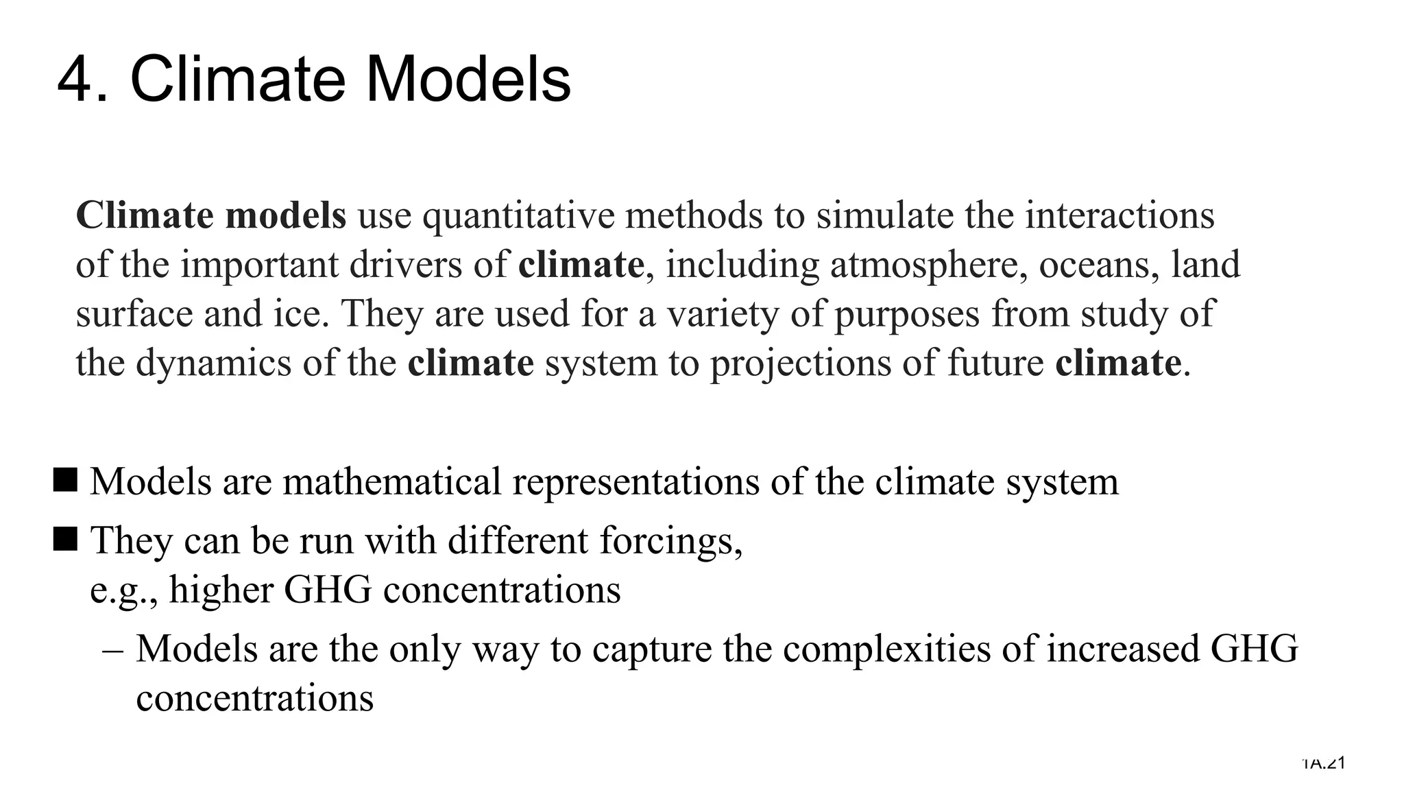 Lesson 7 Basis for projection of climate change | PDF