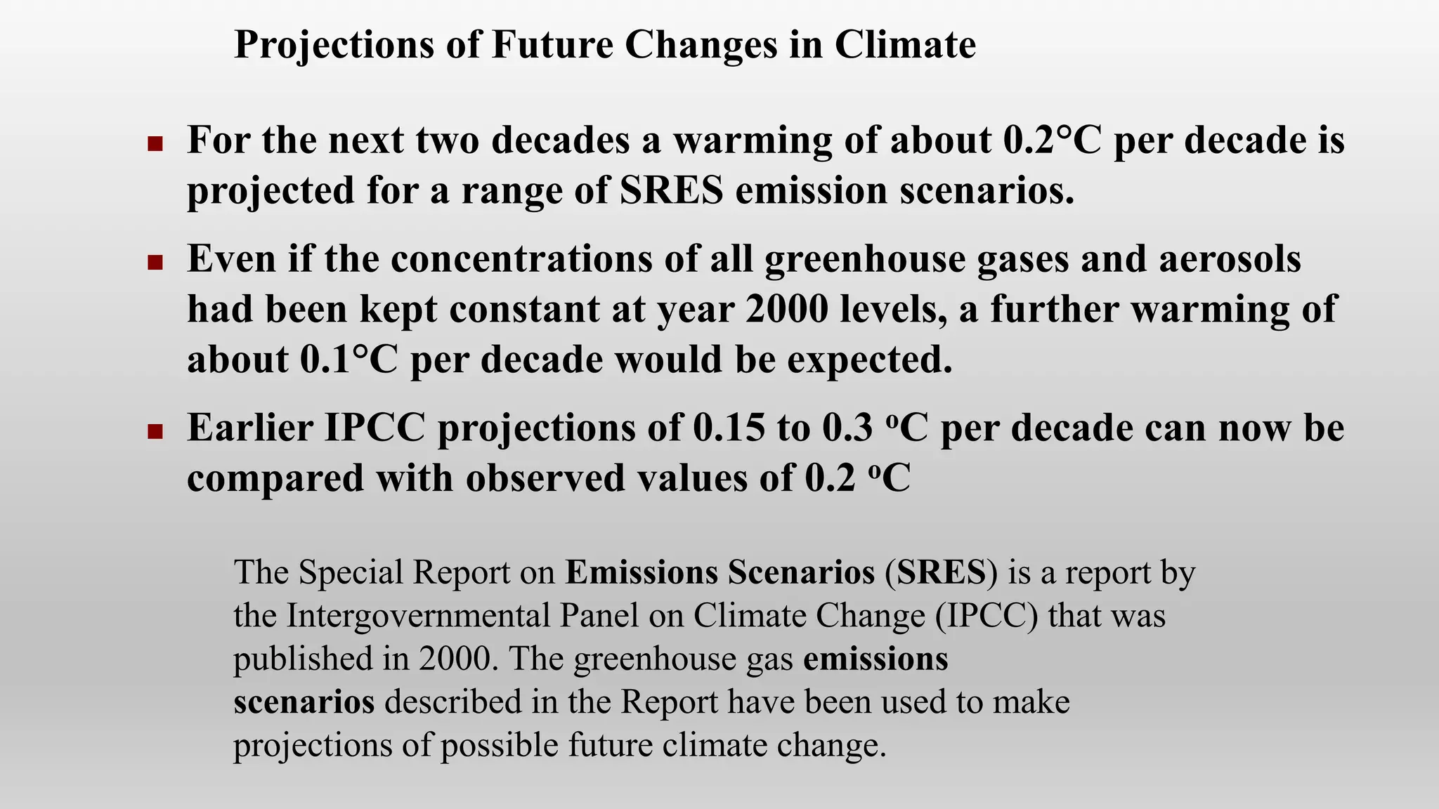 Lesson 7 Basis for projection of climate change | PDF