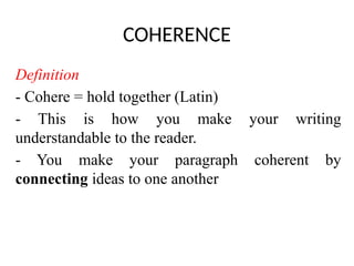 LESSON 7- cohenrence and unity in writing.pptx