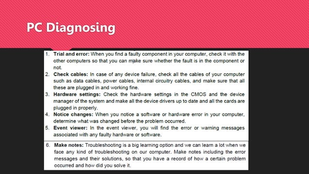 LESSON 7 -DIAGNOSING-COMPUTER-SYSTEMS-AND-NETWORK.pptx | IT and ...