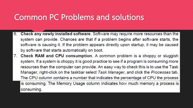 LESSON 7 -DIAGNOSING-COMPUTER-SYSTEMS-AND-NETWORK.pptx | IT and ...