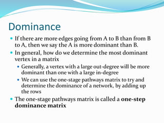 Lesson 7 dominance matrices | PPTX