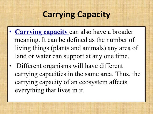 Lesson 7 Environmental carrying capacity | PDF | Biological Sciences ...
